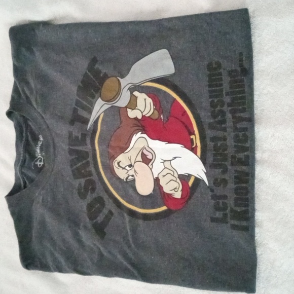 Disney | Shirts | Vintage Disney Grumpy Tee | Poshmark